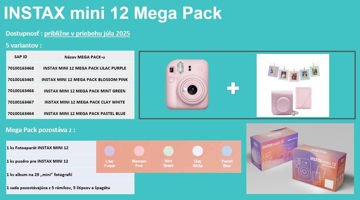 Fujifilm MINI 12 MEGA PACK lila | TonerPartners.hu