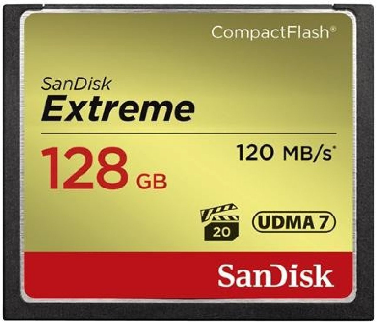 SanDisk Compact Flash kártya 128GB Extreme (R:120/W:85 MB/s UDMA7 ...